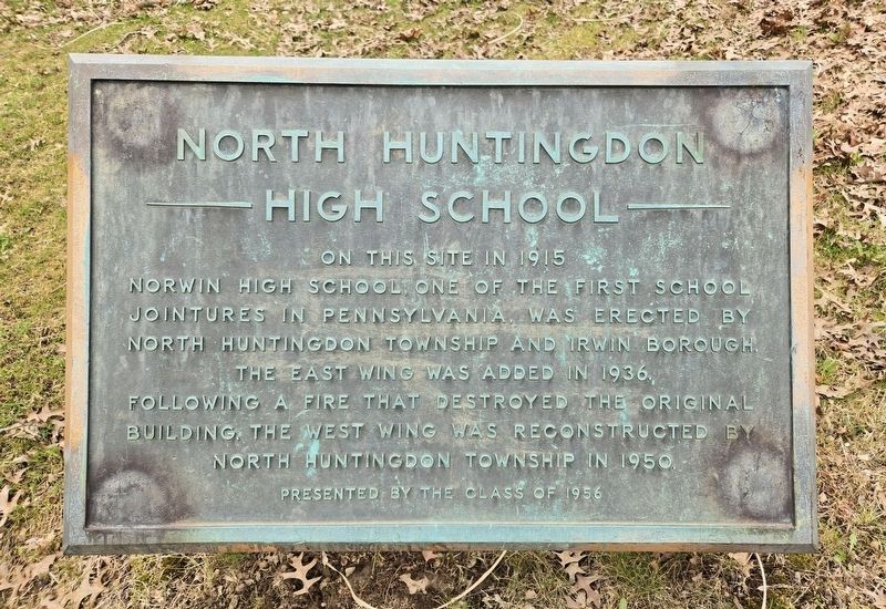 North Huntingdon High School Historical Marker