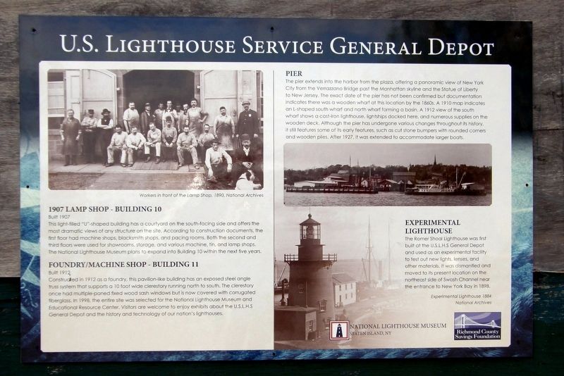 U.S. Lighthouse Service General Depot Historical Marker