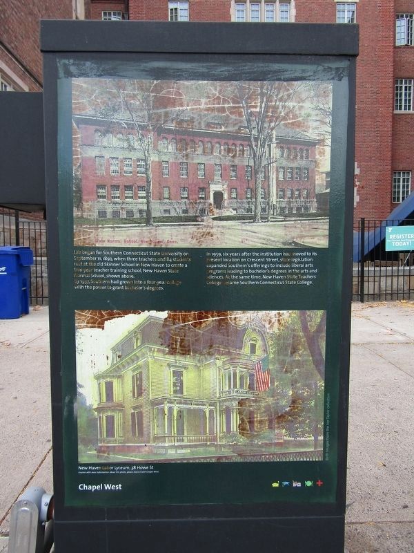 New Haven State Normal School Historical Marker