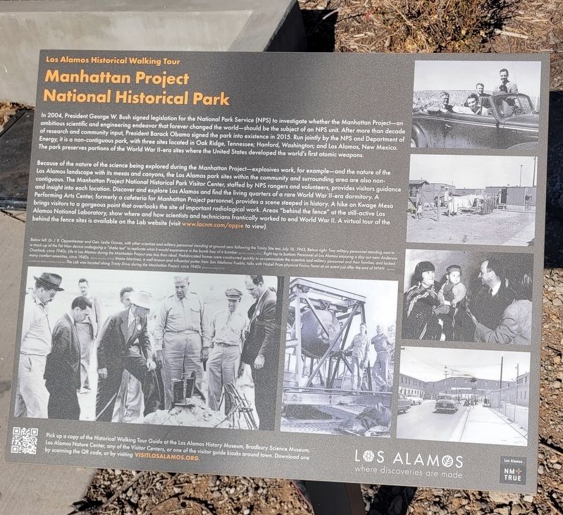 Manhattan Project National Historical Park Historical Marker