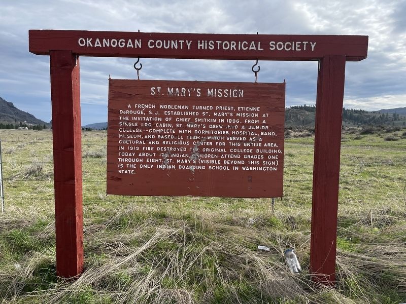 St. Mary's Mission Historical Marker