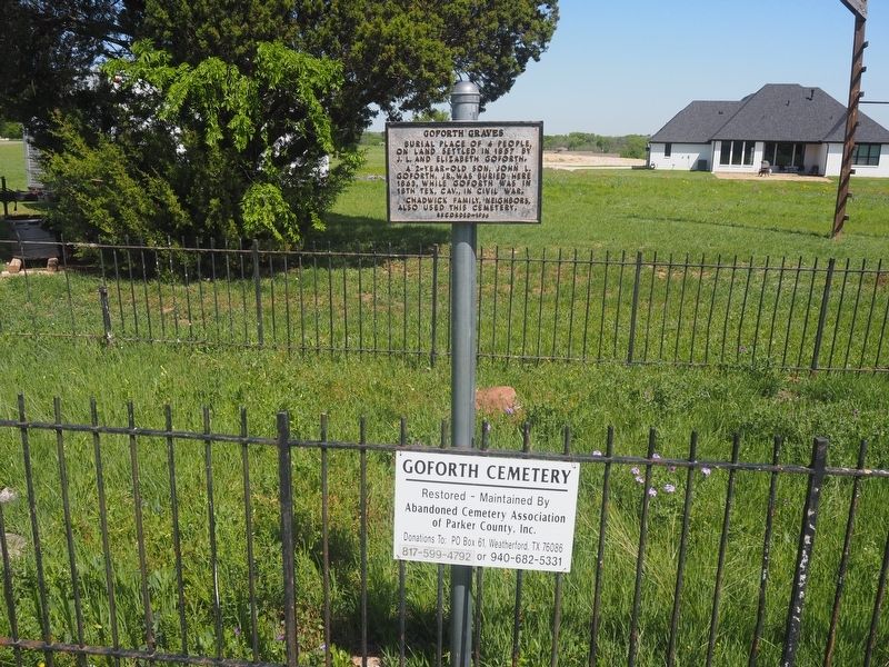 Goforth Graves Historical Marker