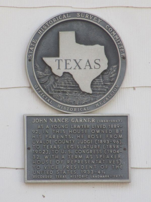 John Nance Garner Historical Marker