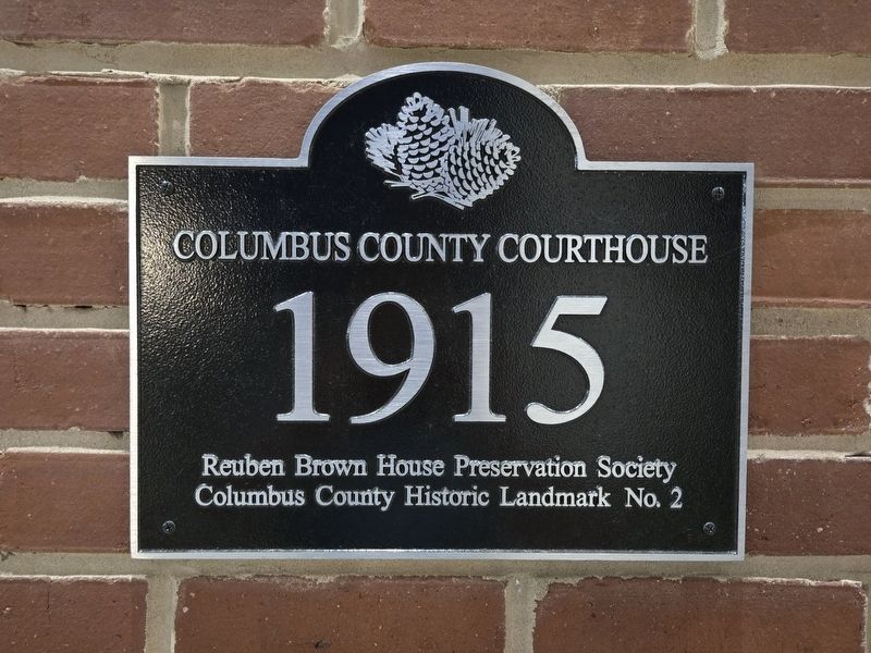 Columbus County Courthouse Historical Marker