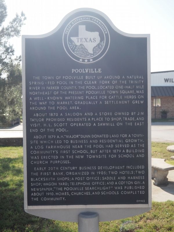 Poolville Historical Marker