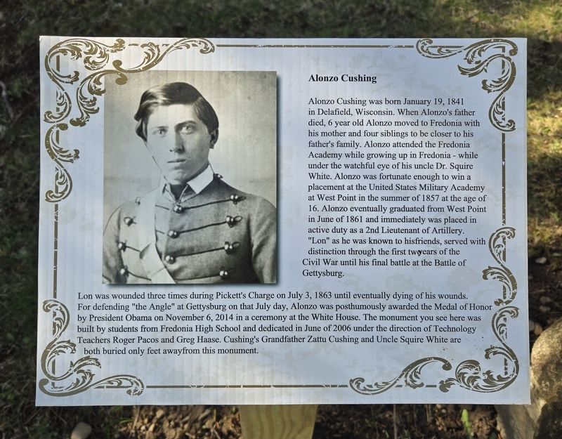 Alonzo Cushing Historical Marker