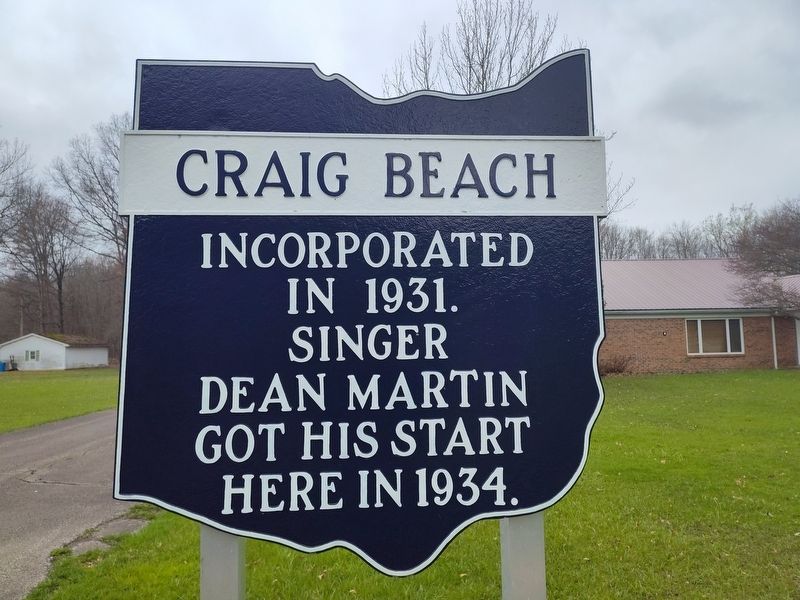 Craig Beach Historical Marker