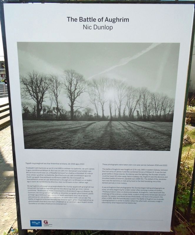 The Battle of Aughrim Historical Marker