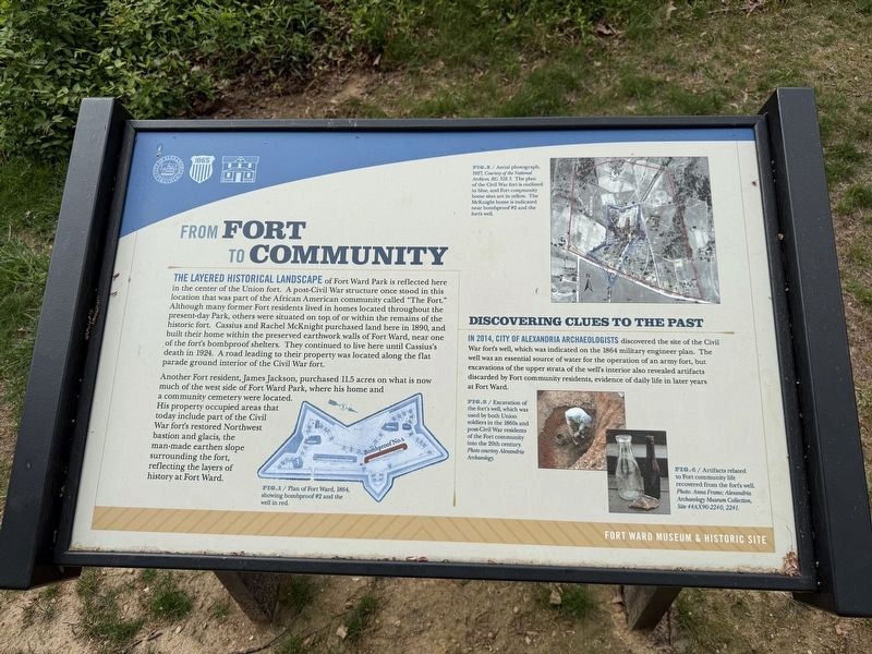 From Fort to Community Historical Marker