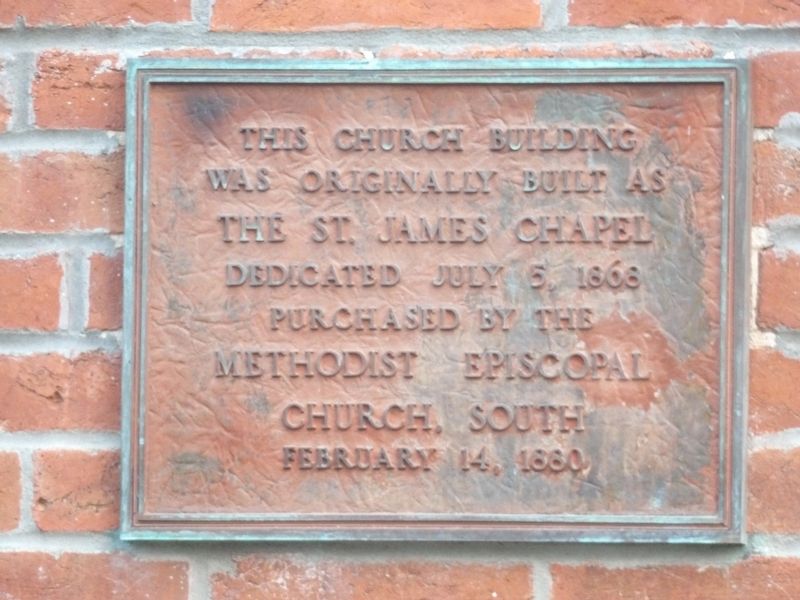 St. James Chapel Historical Marker