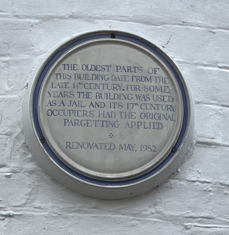 Photo: The Oldest Parts of this Building Marker