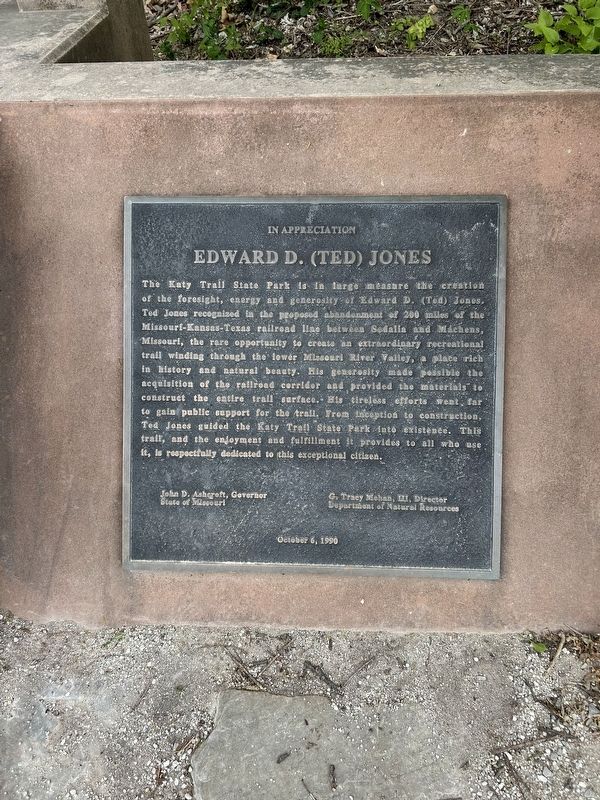 Edward D. (Ted) Jones Historical Marker