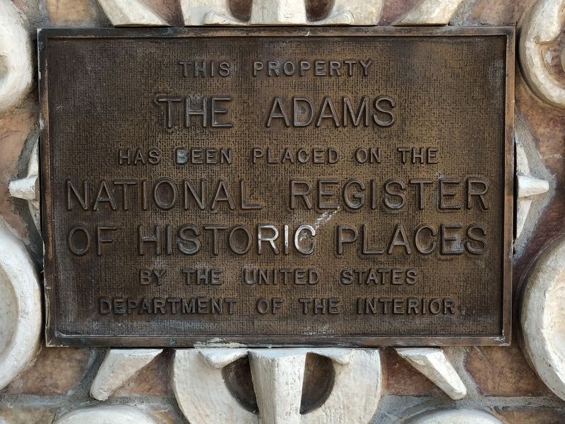 The Adams Historical Marker