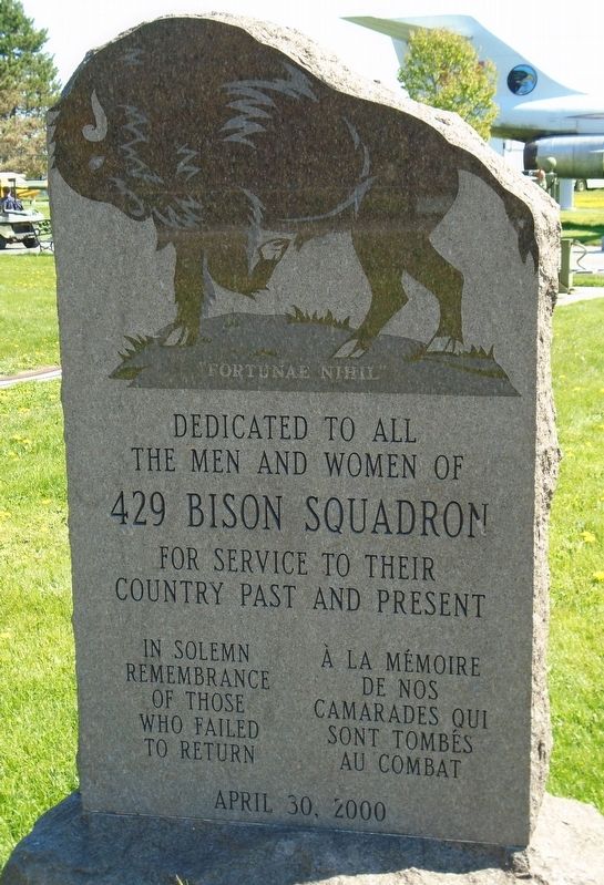 429 Bison Squadron, a War Memorial