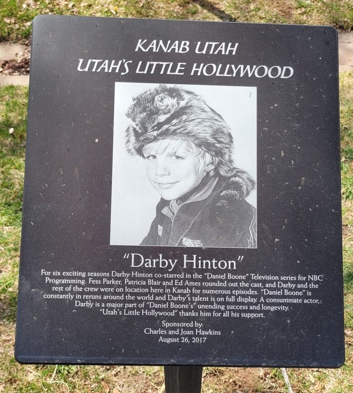 "Darby Hinton" Historical Marker