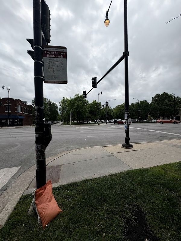 Logan Square Boulevards Historical Marker