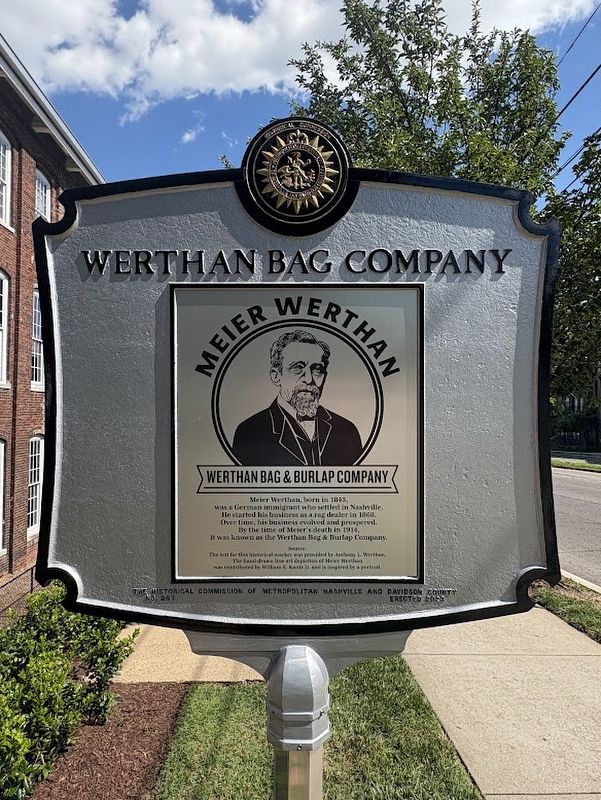 Werthan Bag Company Historical Marker