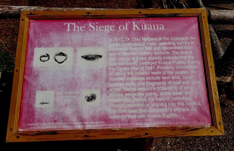 The Siege of Kuaua Historical Marker