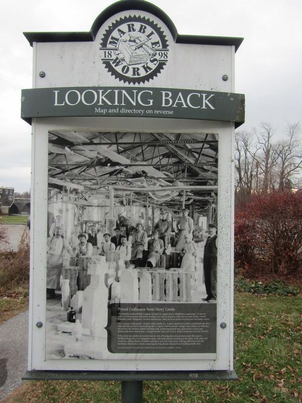Proud Craftsmen from Many Lands Historical Marker