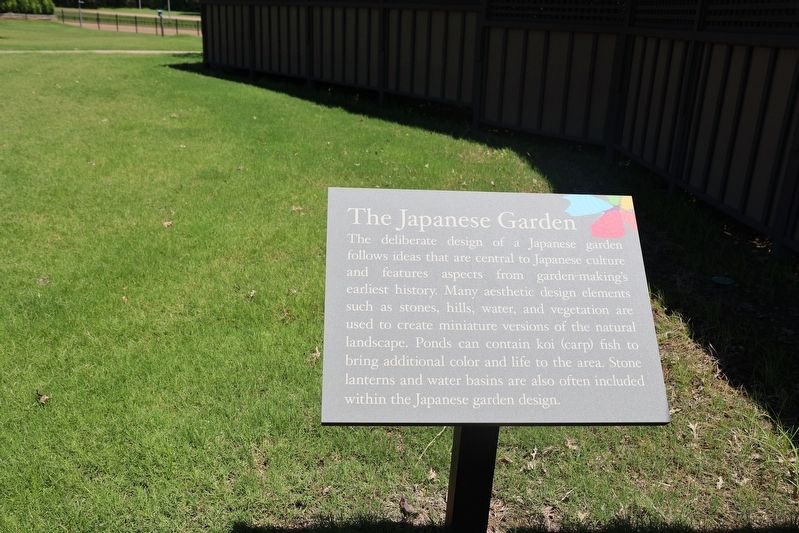 The Japanese Garden Historical Marker