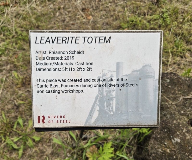 Leaverite Totem Historical Marker