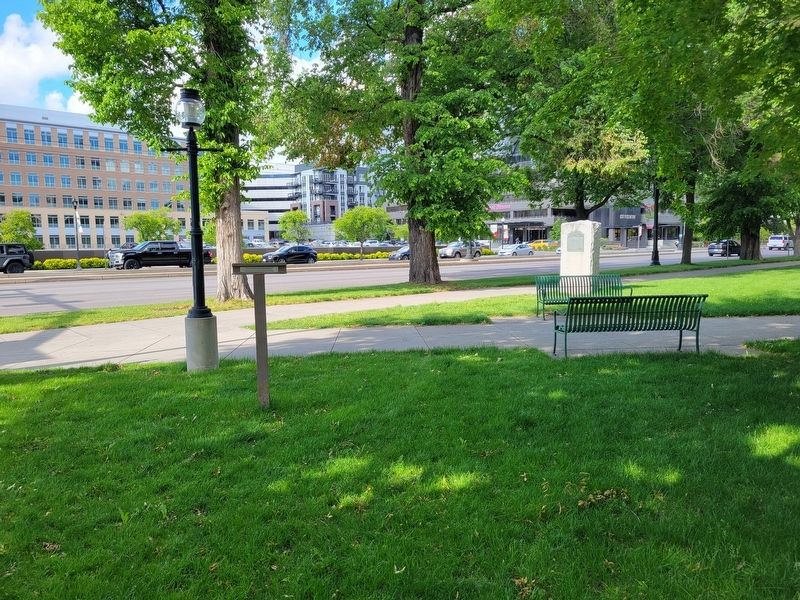 Central Overland Trail - Washington Square Historical Marker