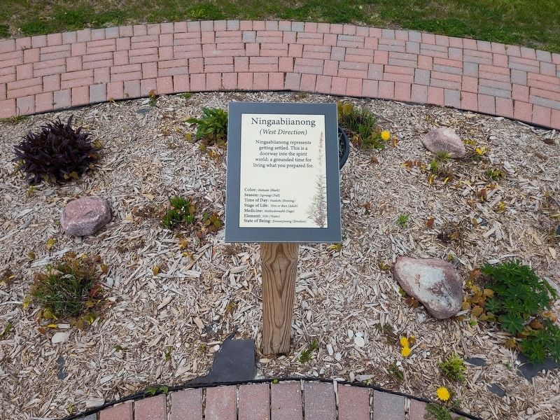 The Ojibwe Medicine Wheel Historical Marker
