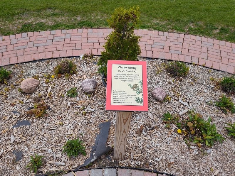 The Ojibwe Medicine Wheel Historical Marker