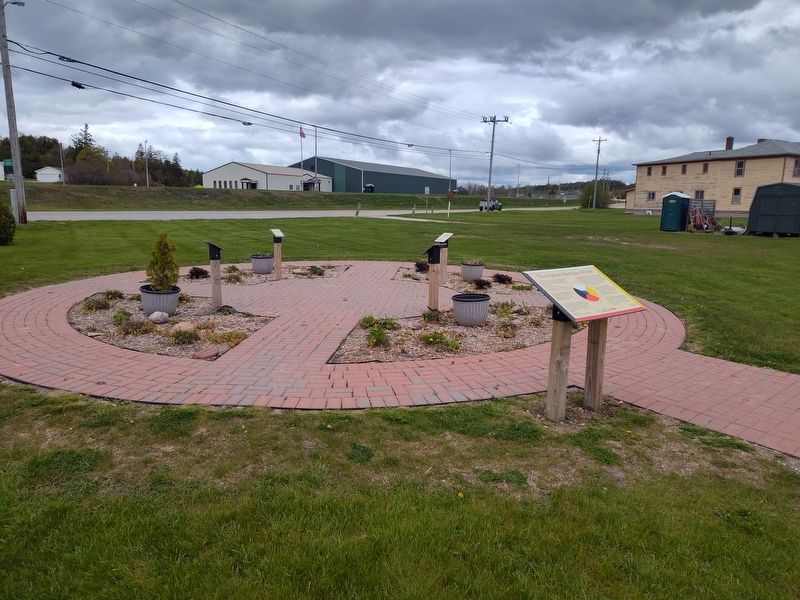 The Ojibwe Medicine Wheel Historical Marker