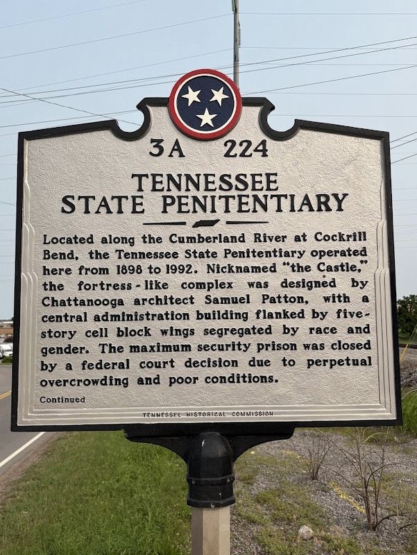 Tennessee State Penitentiary Historical Marker