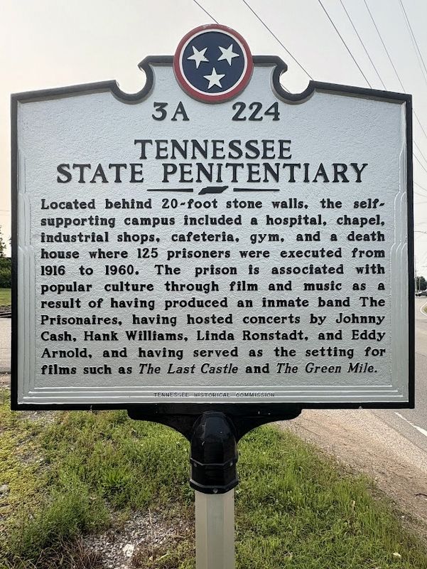 Tennessee State Penitentiary Historical Marker