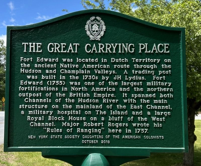The Great Carrying Place Historical Marker
