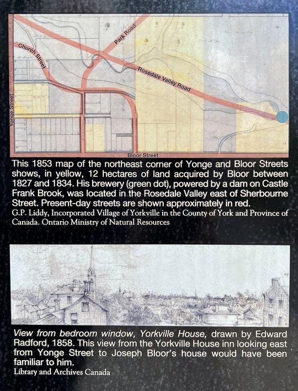 Joseph Bloor Historical Marker