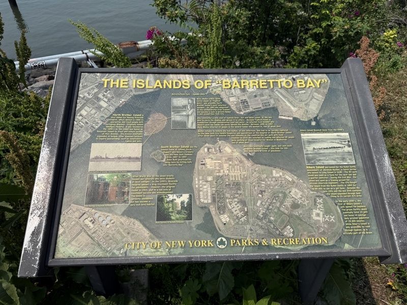 The Islands of "Barretto Bay" Historical Marker
