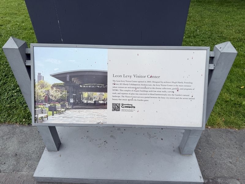 Leon Levy Visitor Center Historical Marker