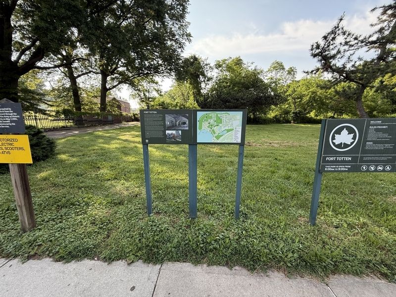 Fort Totten Historical Marker