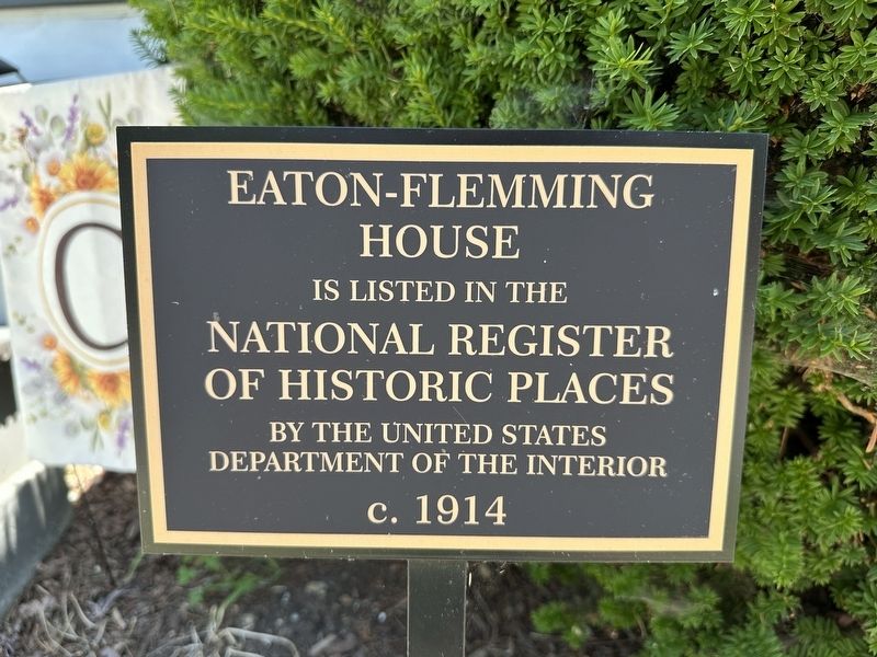 Eaton-Flemming House Historical Marker