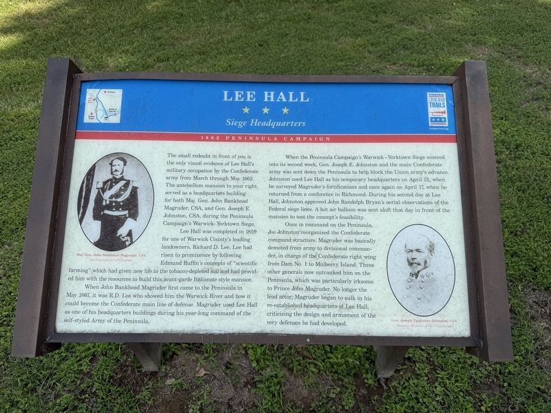 Lee Hall Historical Marker
