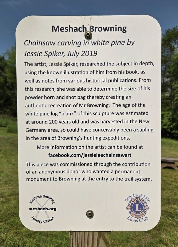 Meshach Browning Historical Marker