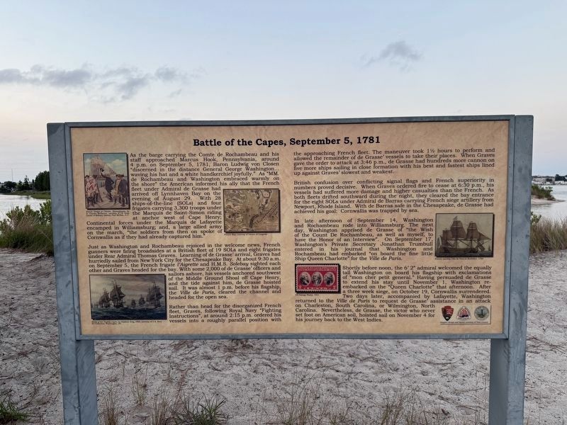 Battle of the Capes, September 5, 1781 Historical Marker