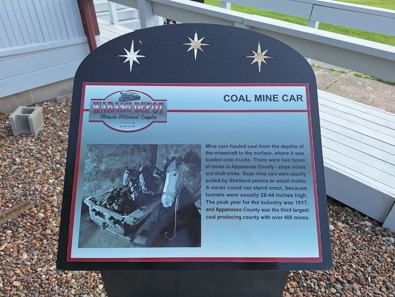 Coal Mine Car Historical Marker