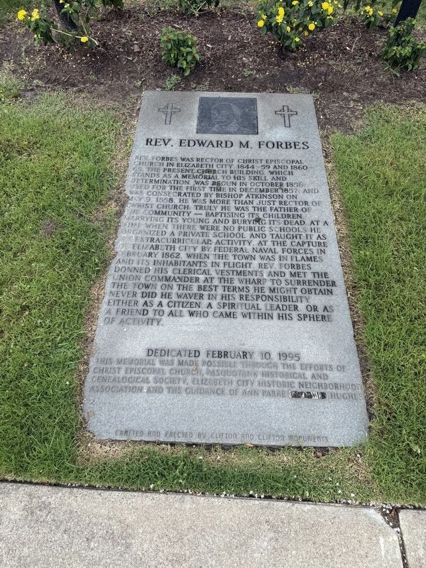 Rev. Edward M. Forbes Historical Marker