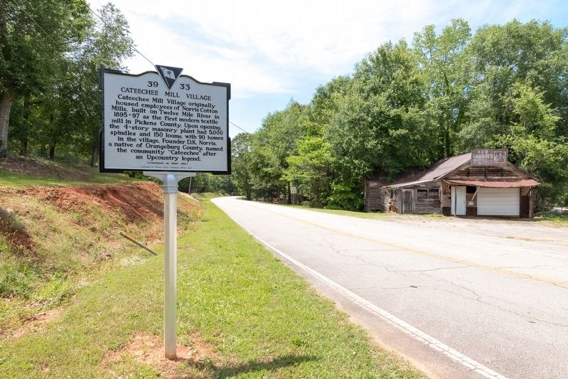 Cateechee Mill Village Historical Marker