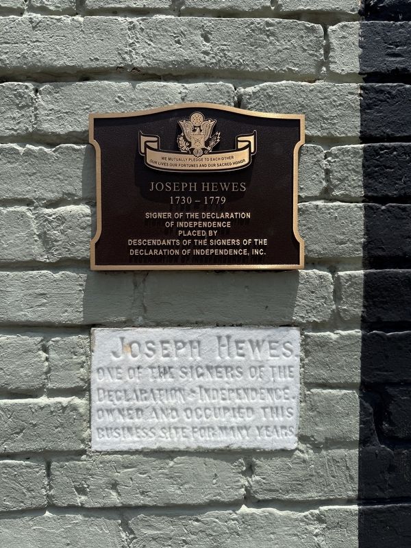 Joseph Hewes Historical Marker