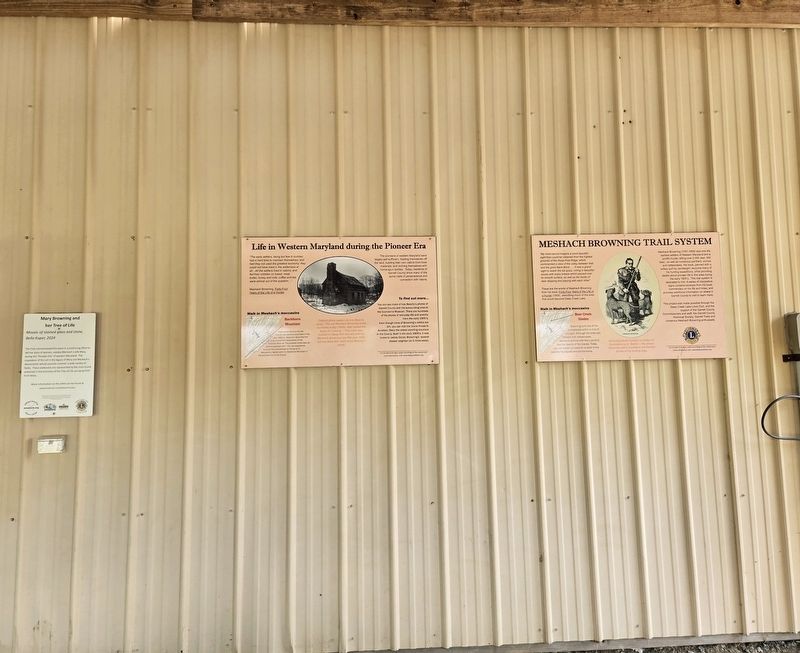 Meshach Browning Trail System Historical Marker