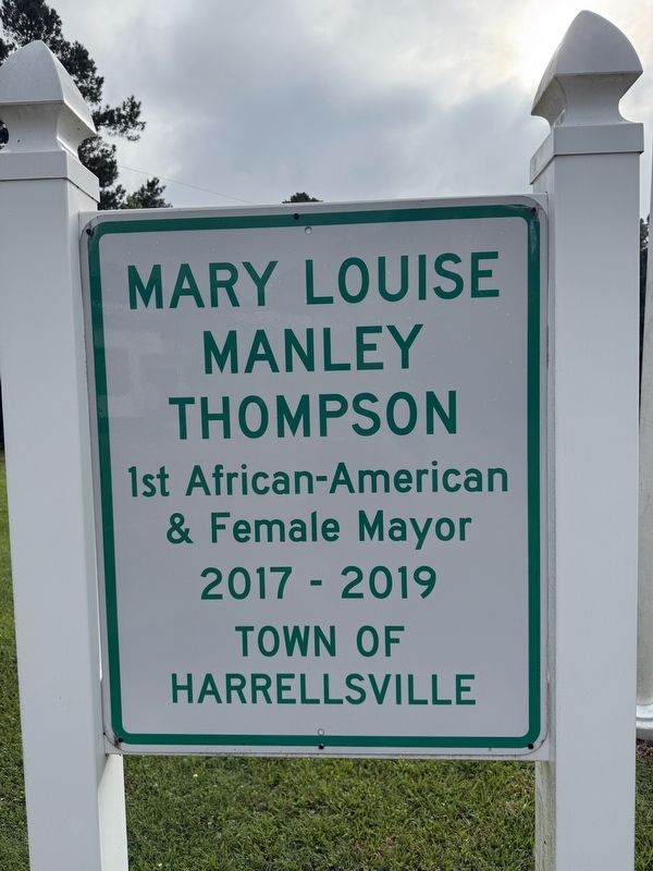 Mary Louise Manley Thompson Historical Marker