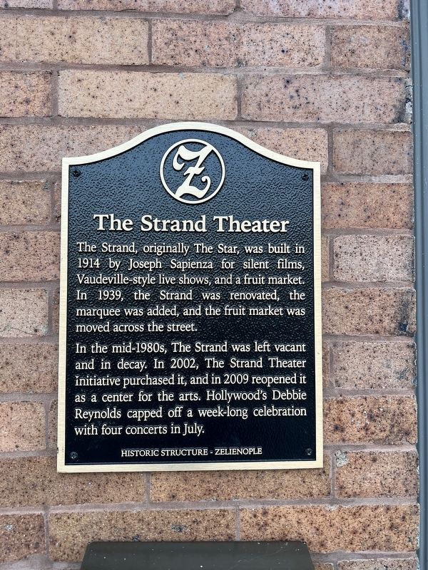 The Strand Theater Historical Marker