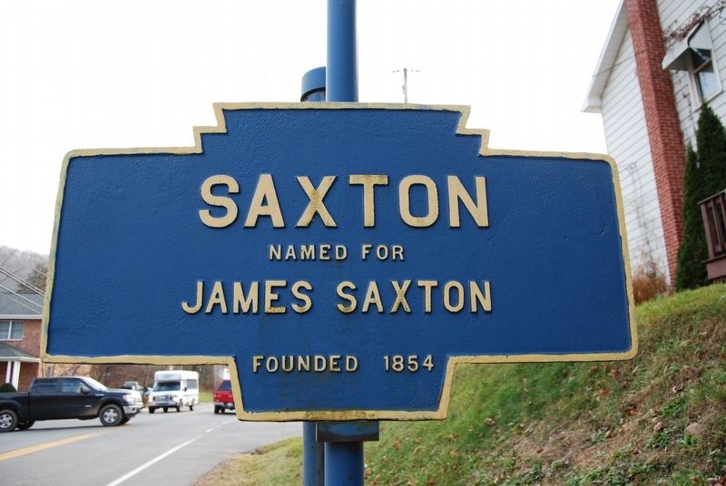 Saxton Historical Marker