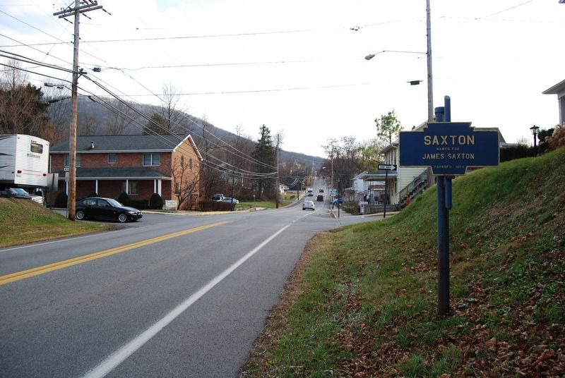 Saxton Historical Marker