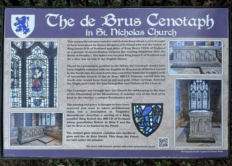 The de Brus Cenotaph Historical Marker
